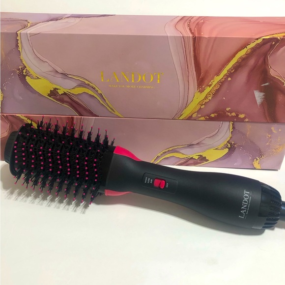 Hair | Landot Hair Dryer And Brush In 1 Hot Air Brush With 6mm Oval ...